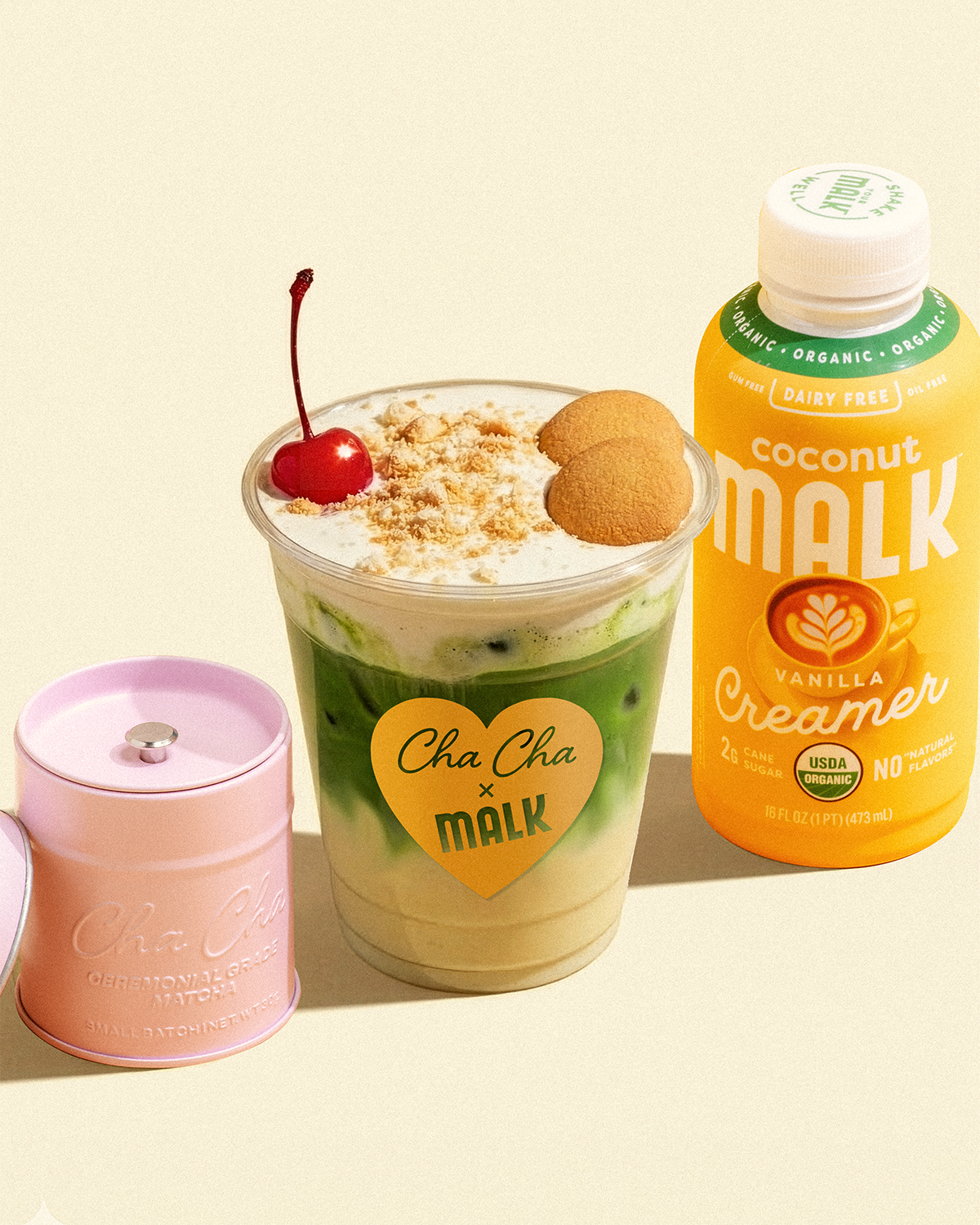 Inside the MALK x Cha Cha Matcha Pop-Up and How to Make the Latte