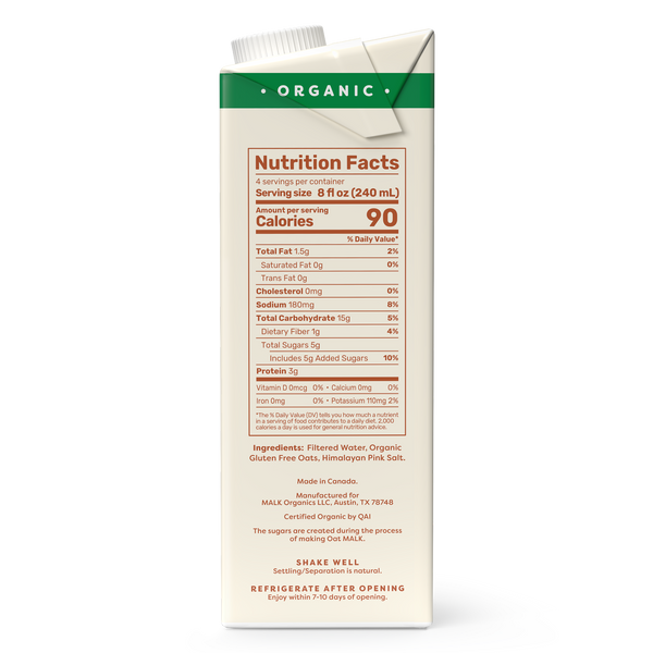 Shelf-Stable Original Oat Milk